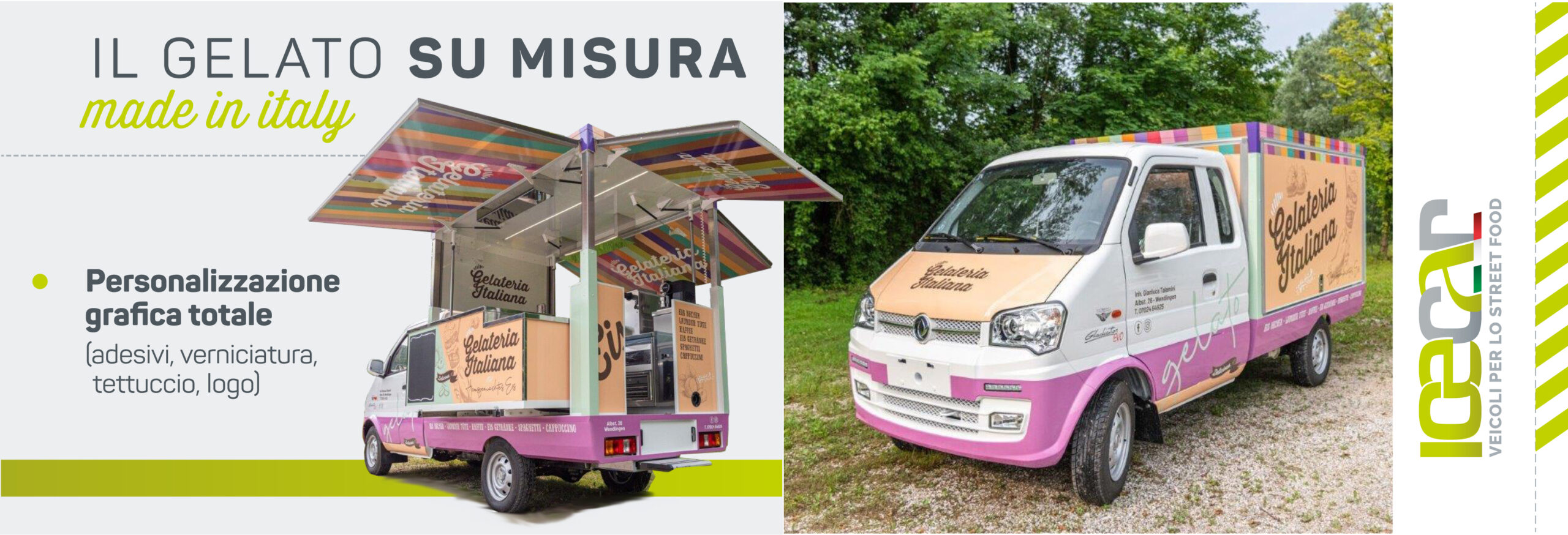 Icecar Street Food Vehicles - Bespoke set ups - Belluno